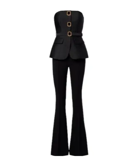 SELF-PORTRAIT Casual Jumpsuit - Black