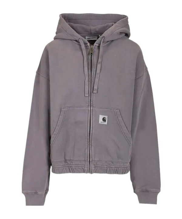 Carhartt Work In Progress Drawstring Hooded Sweatshirt - Violet