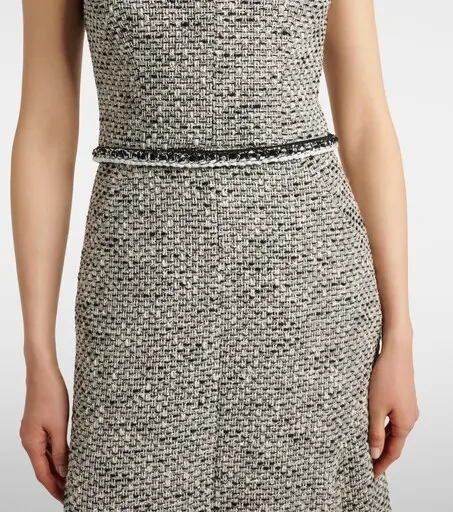 SAFIYAA LONDON Andrea Tweed Midi Dress