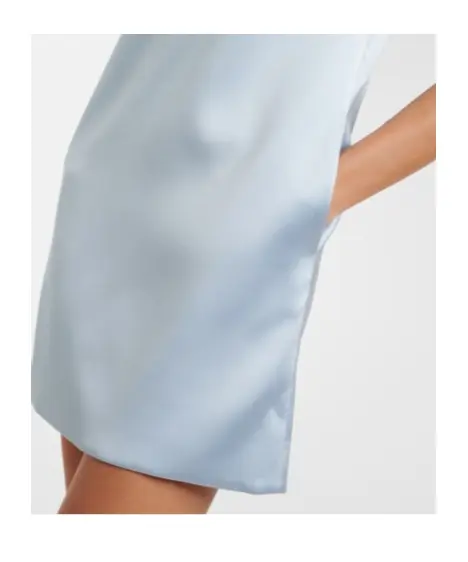 SELF-PORTRAIT Floral Satin Mini Dress