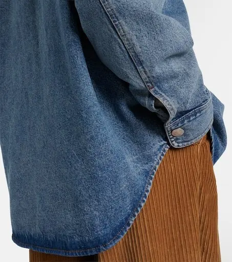 Ami Logo Denim Shirt