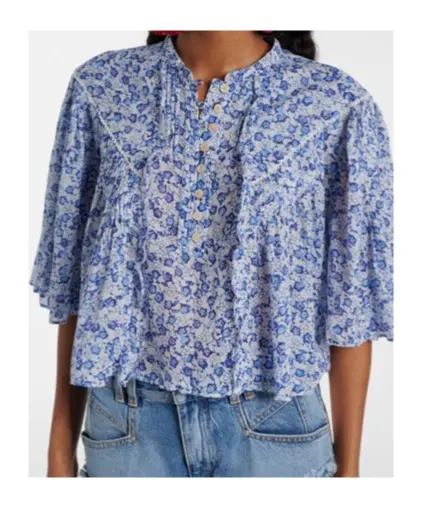 Isabel Marant Étoile Floral Cotton Top