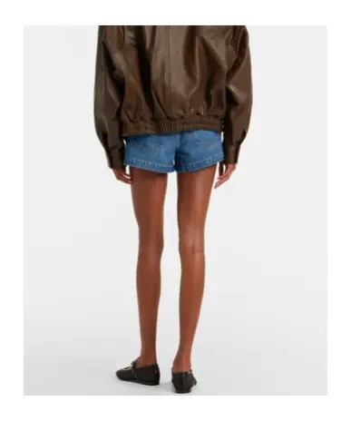 Veronica Beard High-waisted Denim Shorts