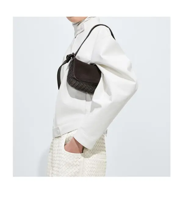 Bottega Veneta Nodo Shoulder Bag - Black