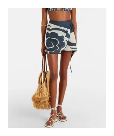SIR. Lilou Printed Cotton Beach Cover-up