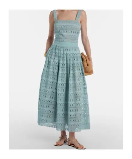 Elie Saab Knitted Silk-blend Crop Top