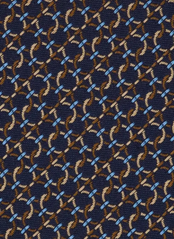 FERRAGAMO Gancini Silk Jacquard Neck Tie