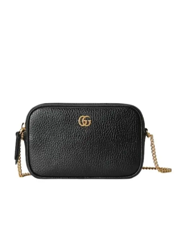 Gucci Gg Marmont Mini Shoulder Bag - Black