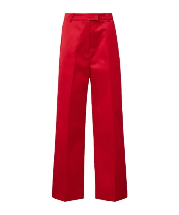 THE FRANKIE SHOP Brickell Satin Wide-leg Pants