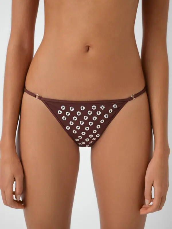 Gimaguas Emily Eyelet Bikini Bottoms Beachwear