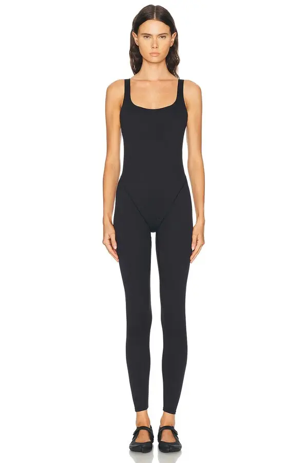 NIKESKIMS Matte Corset One Piece - Obsidian