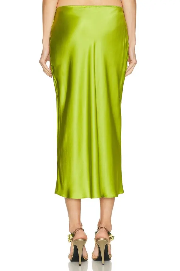 Sablyn Miranda Scallop Skirt In Green