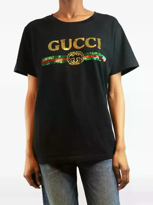 Gucci Sequin Logo T-shirt
