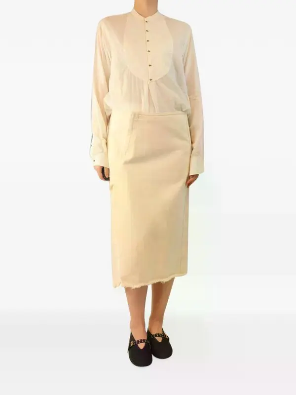 Marni Raw-edge Midi Skirt