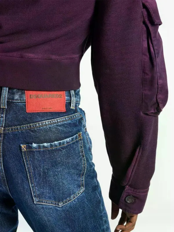 Dsquared2 Boston Straight-leg Jeans - Blue