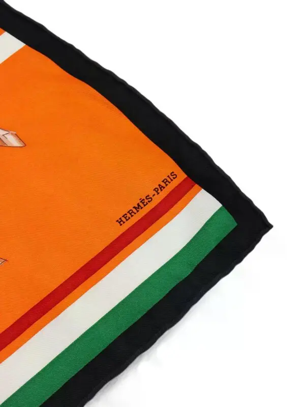 Hermès Cheval A La Couverture Square Scarf