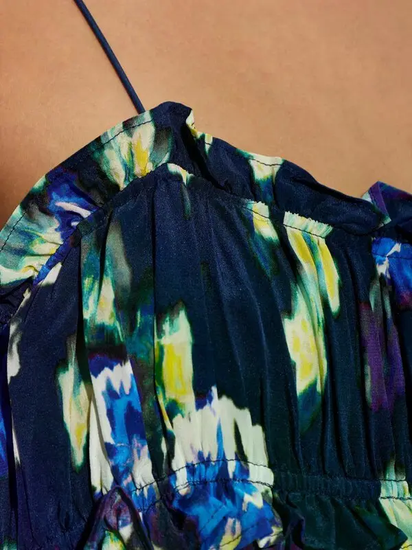 Ulla Johnson Silk Floral Maxi Dress