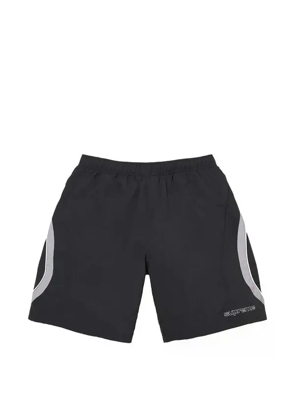 Supreme Logo Print Shorts - Black