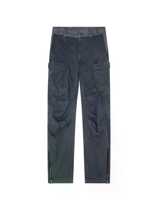DIESEL® Paneled Cargo Pants - Grey
