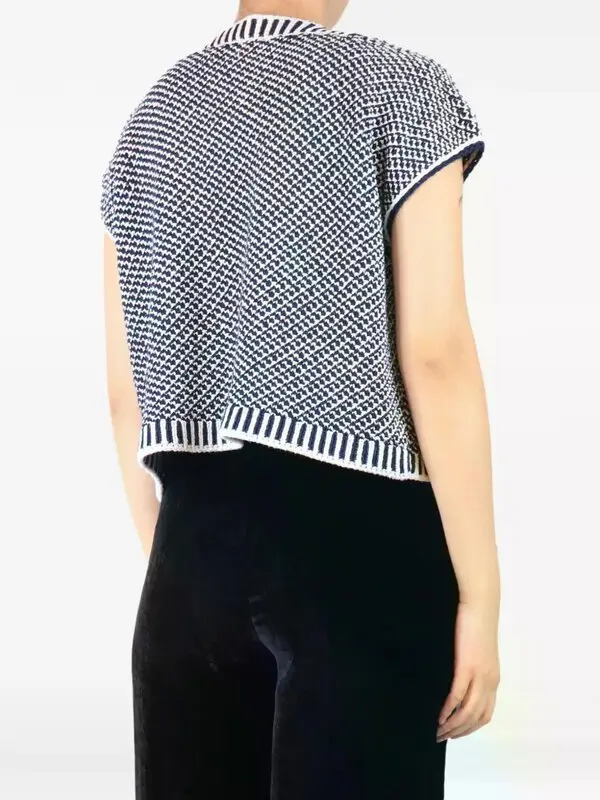 Carolina Herrera Sleeveless Knit Blouse