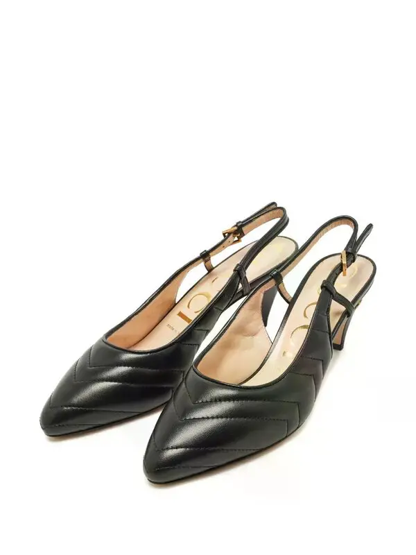 Gucci Matelassé Slingback Pumps