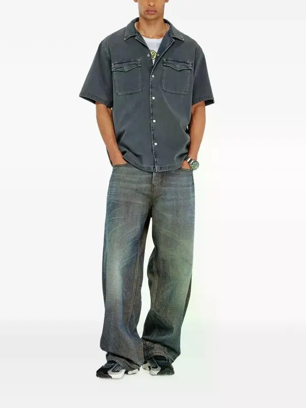 DIESEL® Bowling Shirt In Denim