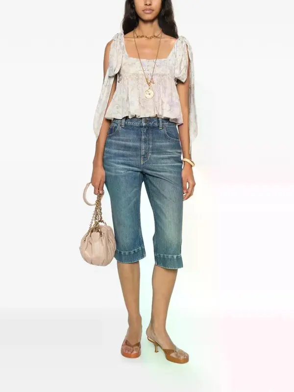 Chloé Sleeveless Floral Print Top