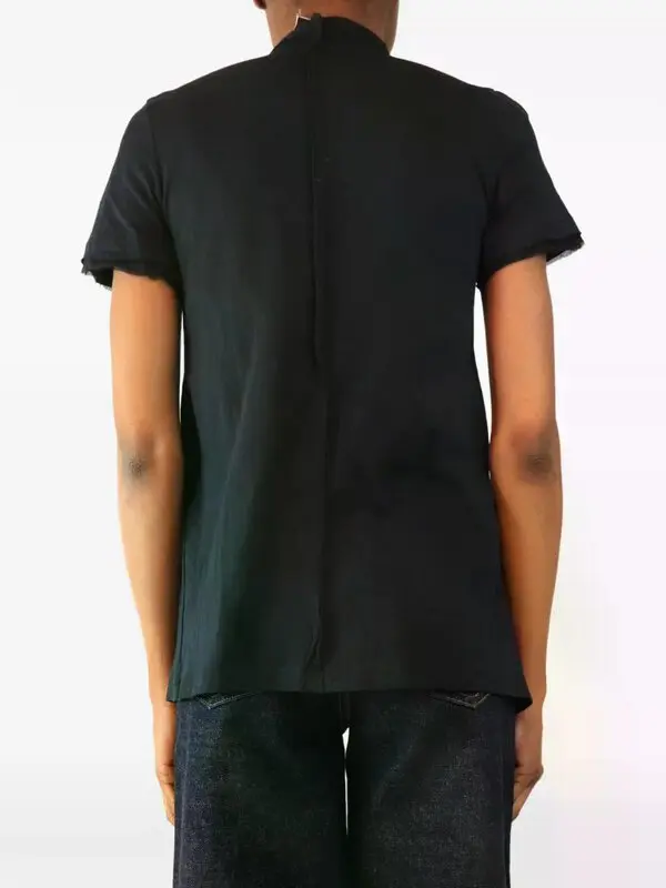 Prada Embellished Pleated Blouse
