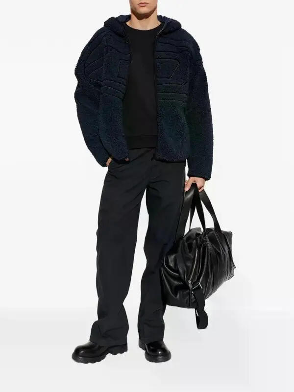 DIESEL® Embroidered Logo Crew Neck Sweater