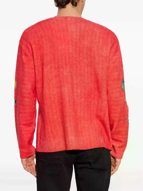 DIESEL® K-patcy Patch-detail Sweater