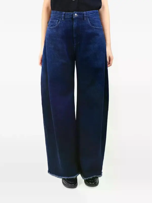 MARQUES' ALMEIDA Wide-leg Raw Hem Jeans