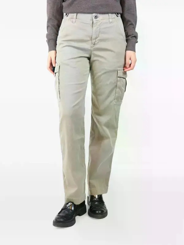 JAMES PERSE Grey Cargo Trousers