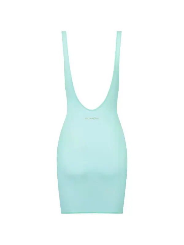 MAISON CLOSE Double Sens Sheer Mini Dress