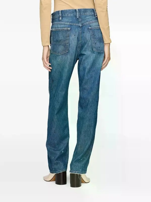 MAISON MARGIELA Paint-splatter Straight-leg Jeans