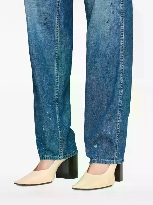 MAISON MARGIELA Paint-splatter Straight-leg Jeans