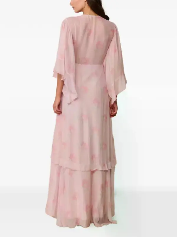 LoveShackFancy Brinley Floral Print Maxi Dress