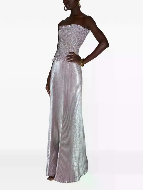L'IDEE Maya Pleated Maxi Dress