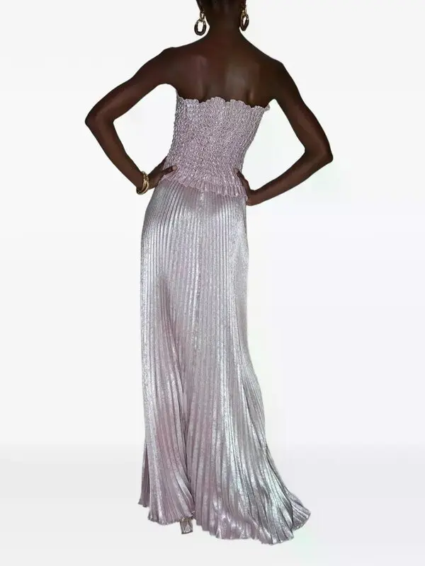 L'IDEE Maya Pleated Maxi Dress