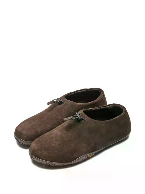 Suicoke Leather Slip-on Sneakers