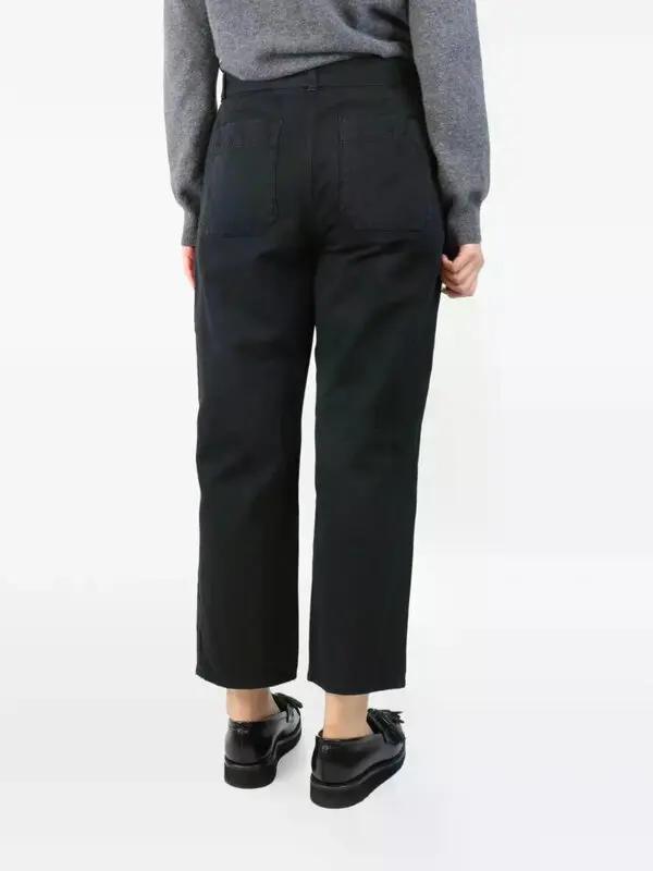 THE ROW Belted Straight-leg Trousers