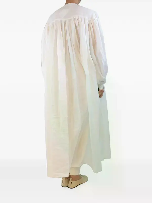 RÓHE Gathered Cuff Maxi Dress