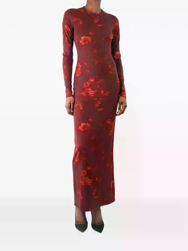 REFORMATION Tommie Floral-print Maxi Dress - Brown