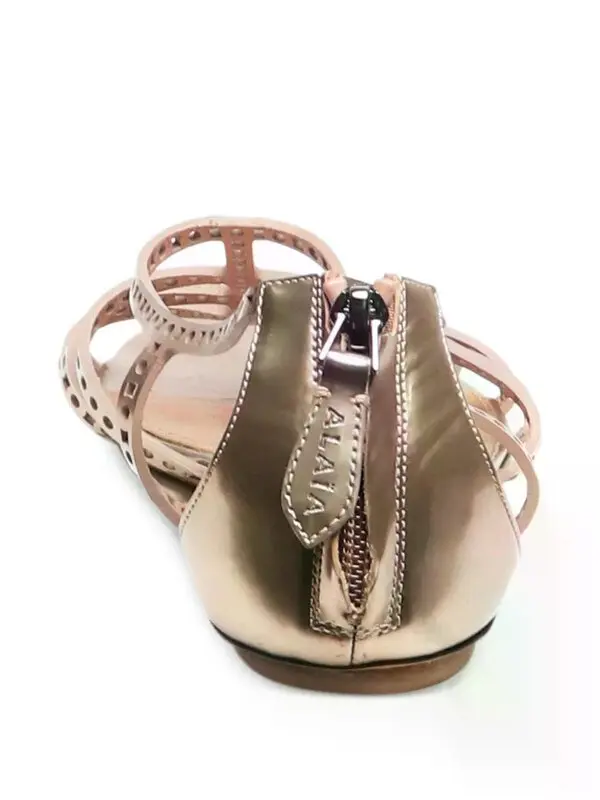 Alaïa Laser-cut Strap Sandals