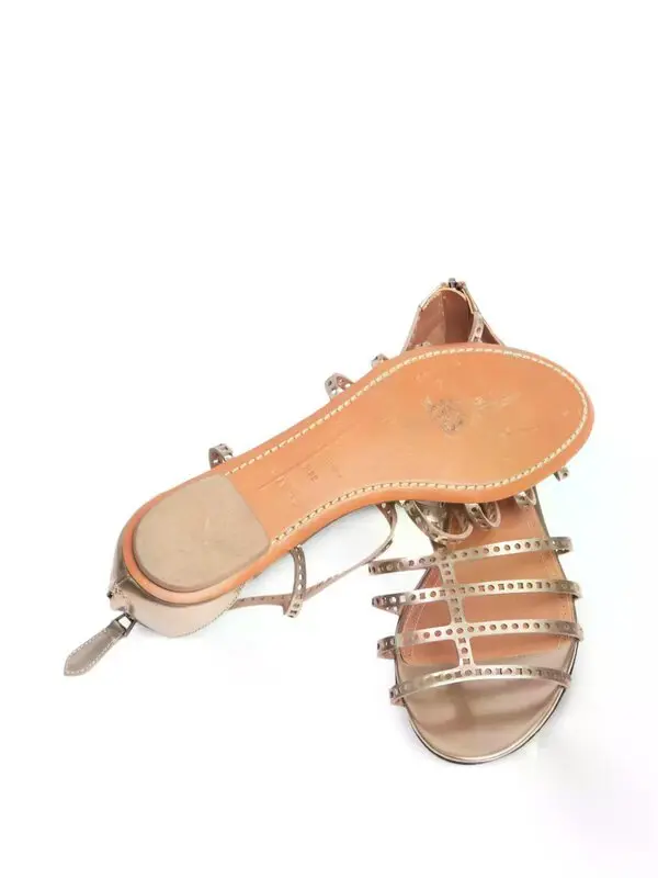 Alaïa Laser-cut Strap Sandals