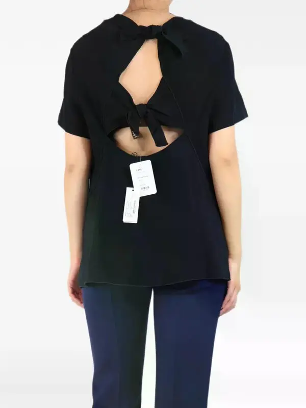 Proenza Schouler Knot-detail Crepe Blouse