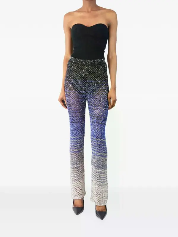 Missoni Sequin-embellished Slim-fit Trousers