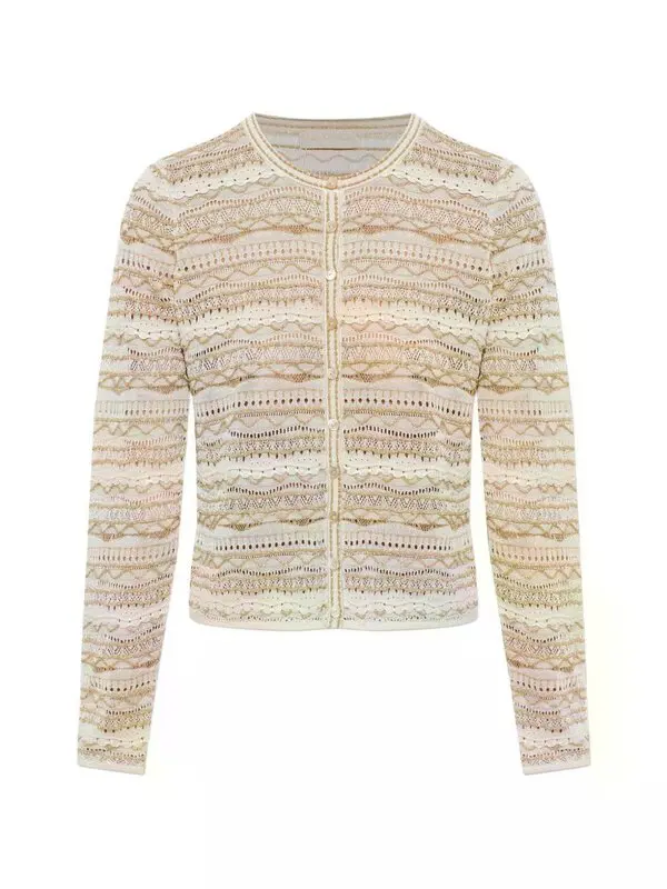Ulla Johnson Pointelle Knit Cardigan - Neutrals