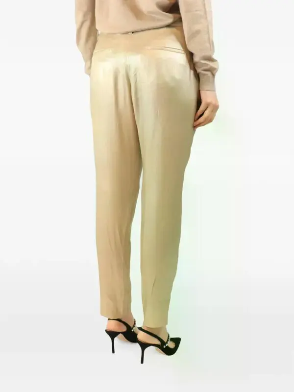 Brunello Cucinelli Silk Trousers