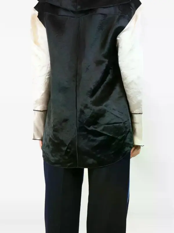Yuzefi Contrast-trim Buttoned Shirt