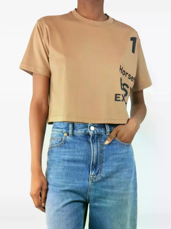 Burberry Horseferry Cropped T-shirt